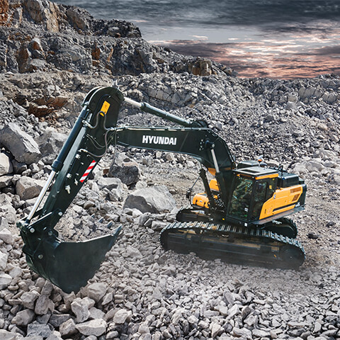 HX520A L 52 Tonne Crawler Excavator | HD HCEE